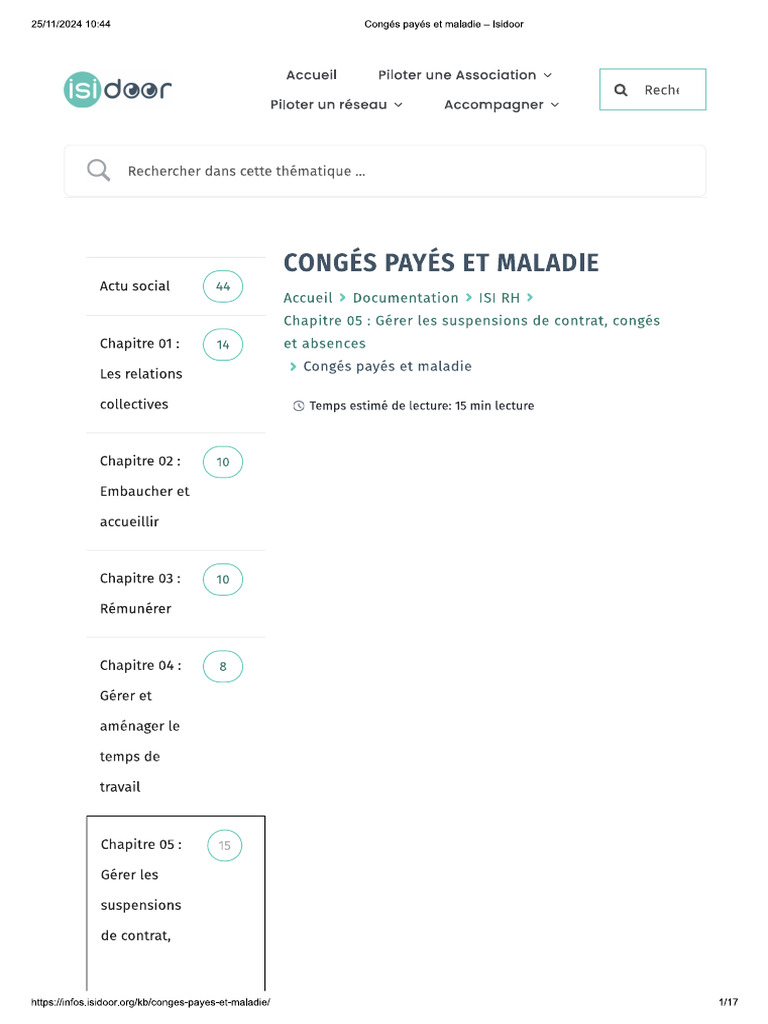 Congé Payé France | PDF