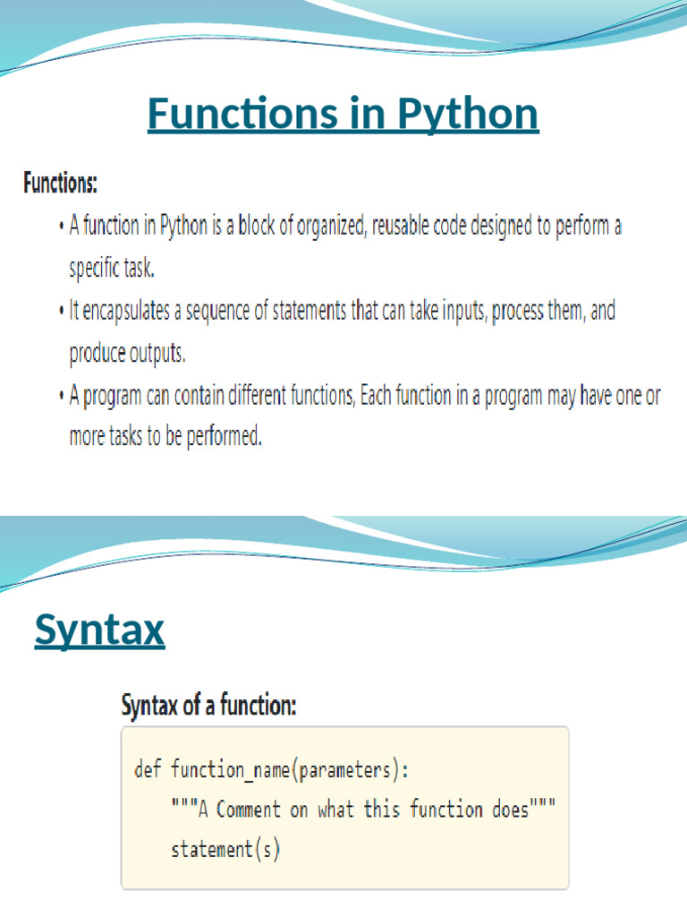 Unit 3 | PDF | Parameter (Computer Programming) | Function (Mathematics) Unit 3 | PDF | Parameter (Computer Programming) | Function (Mathematics)