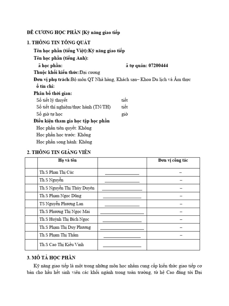 24 - Ky Nang Giao Tiep | PDF