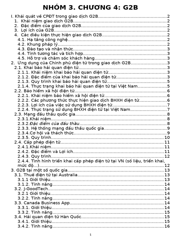 NHÓM 3 - Chương 4. G2B | PDF