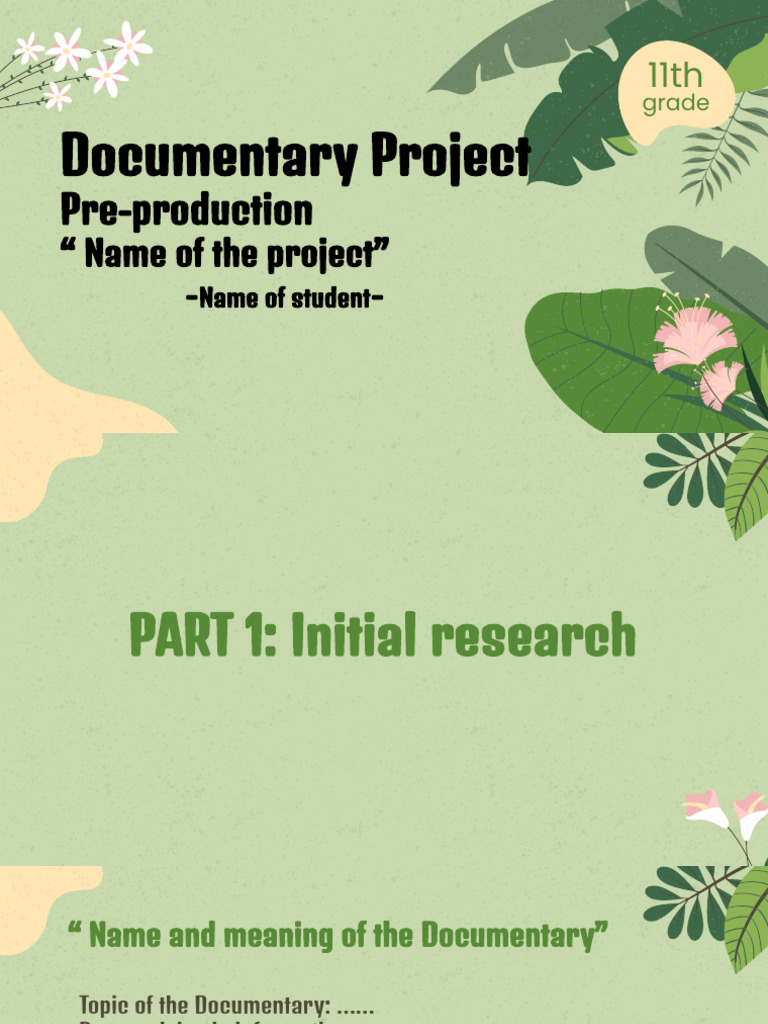 Example Documentary | PDF