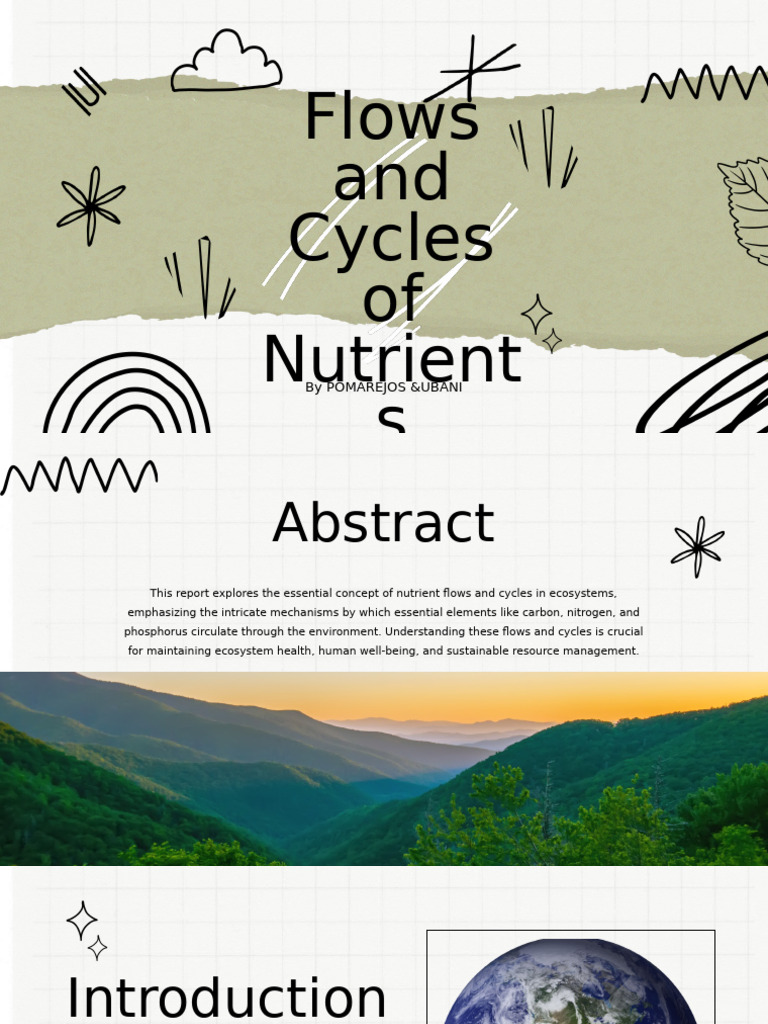 Nutrient Flows and Ecosystem Cycles | PDF | Ecosystem | Soil