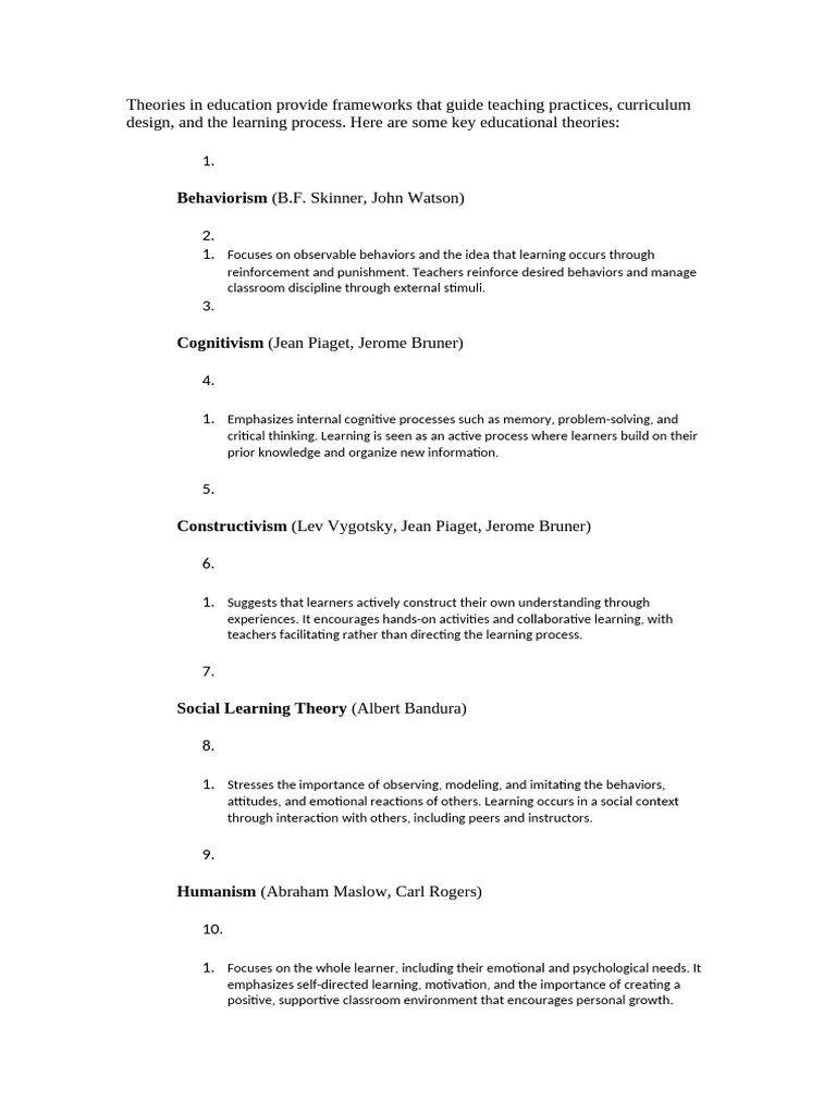 Link Theory to Practice | PDF | Learning | Learning Theory (Education)