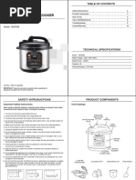 Cooks Essentials 99700 Pressure Cooker Manual | PDF | Pressure Cooking