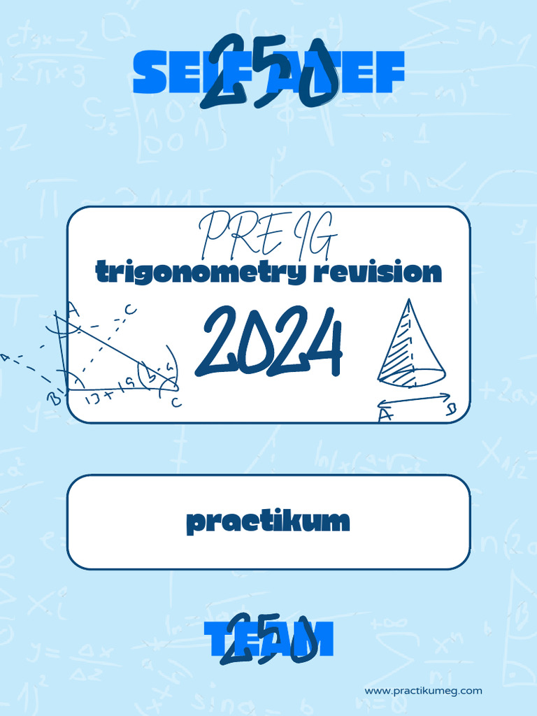 Trigonometry Revision PRE IG | PDF | Triangle | Trigonometry