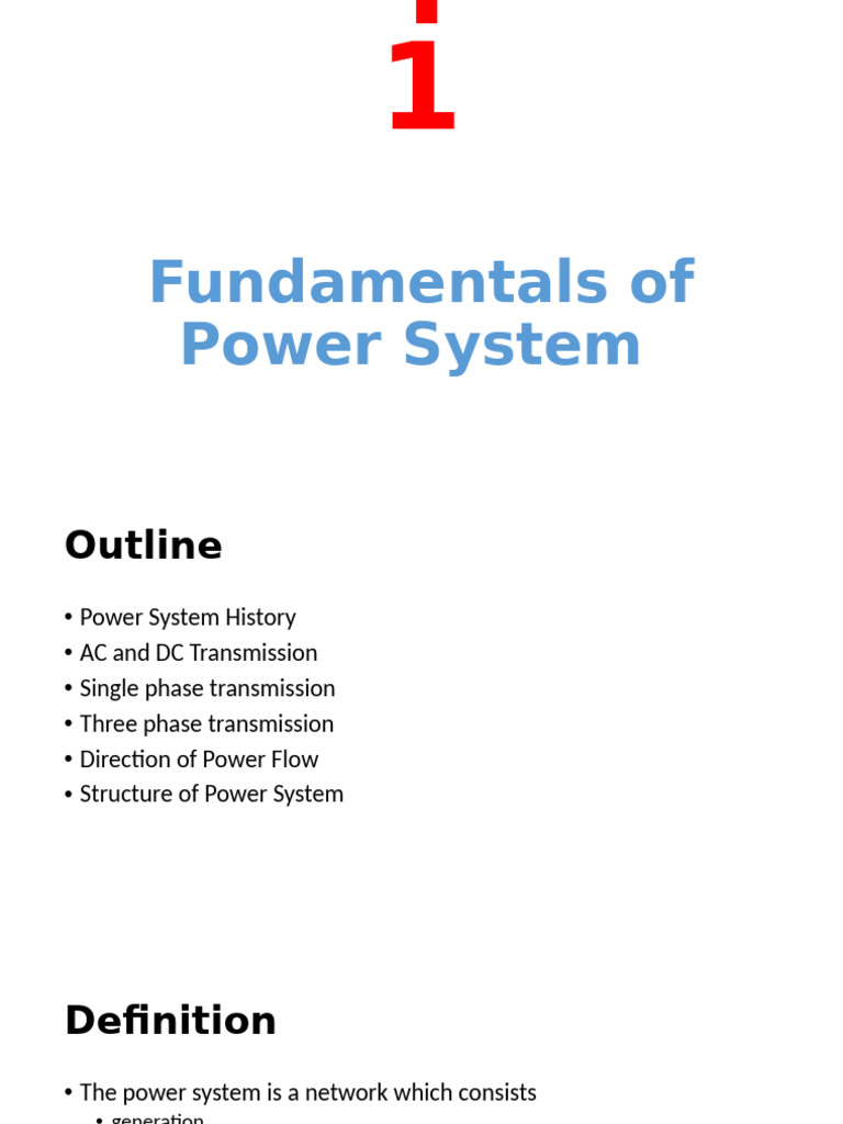 Chapter 1 fundamentals of Power system (1) | PDF | Electric Power ...