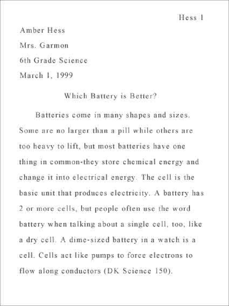 Battery Paper | PDF