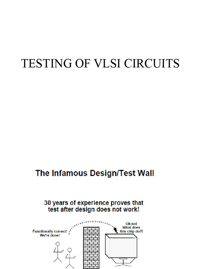 class test 1_portionsTESTING OF VLSI CIRCUITS | PDF | System | Hardware ...