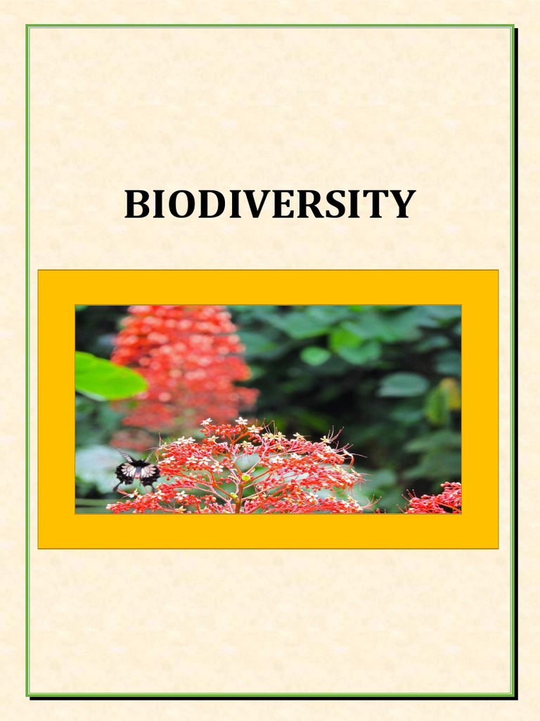 Chap7 Biodiversity Envst22 | PDF | Biodiversity | Agriculture