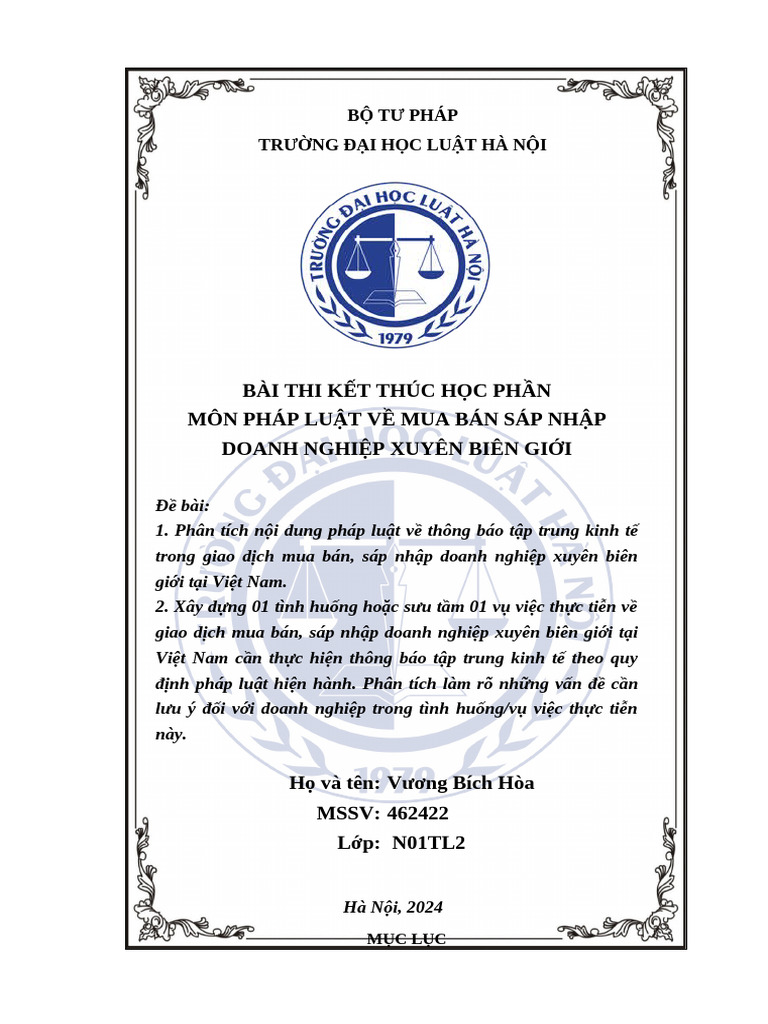 MBSNDN N01TL2 VuongBichHoa 462422 | PDF