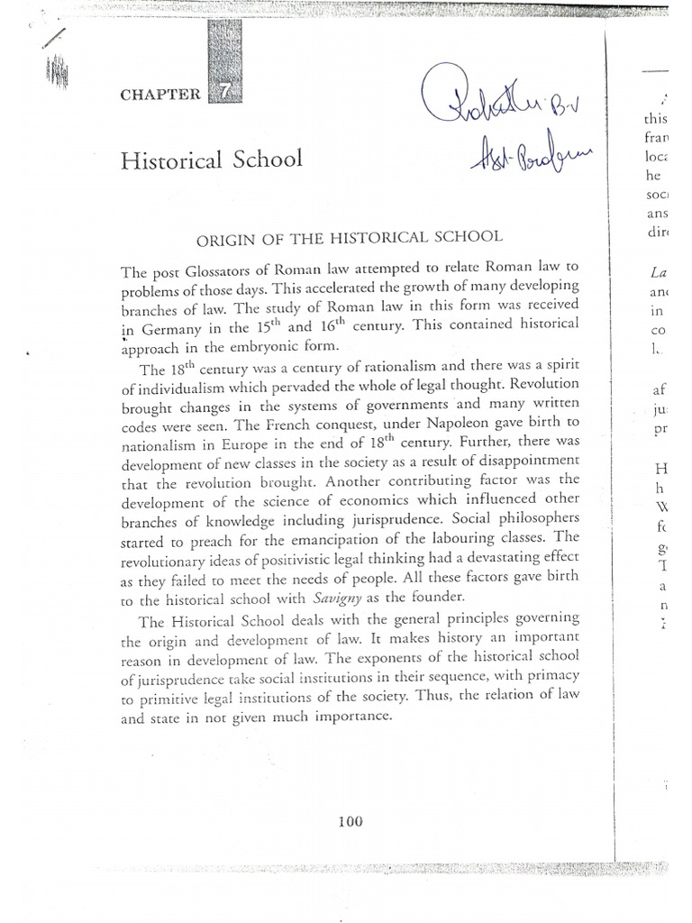 Historical School Juris | PDF