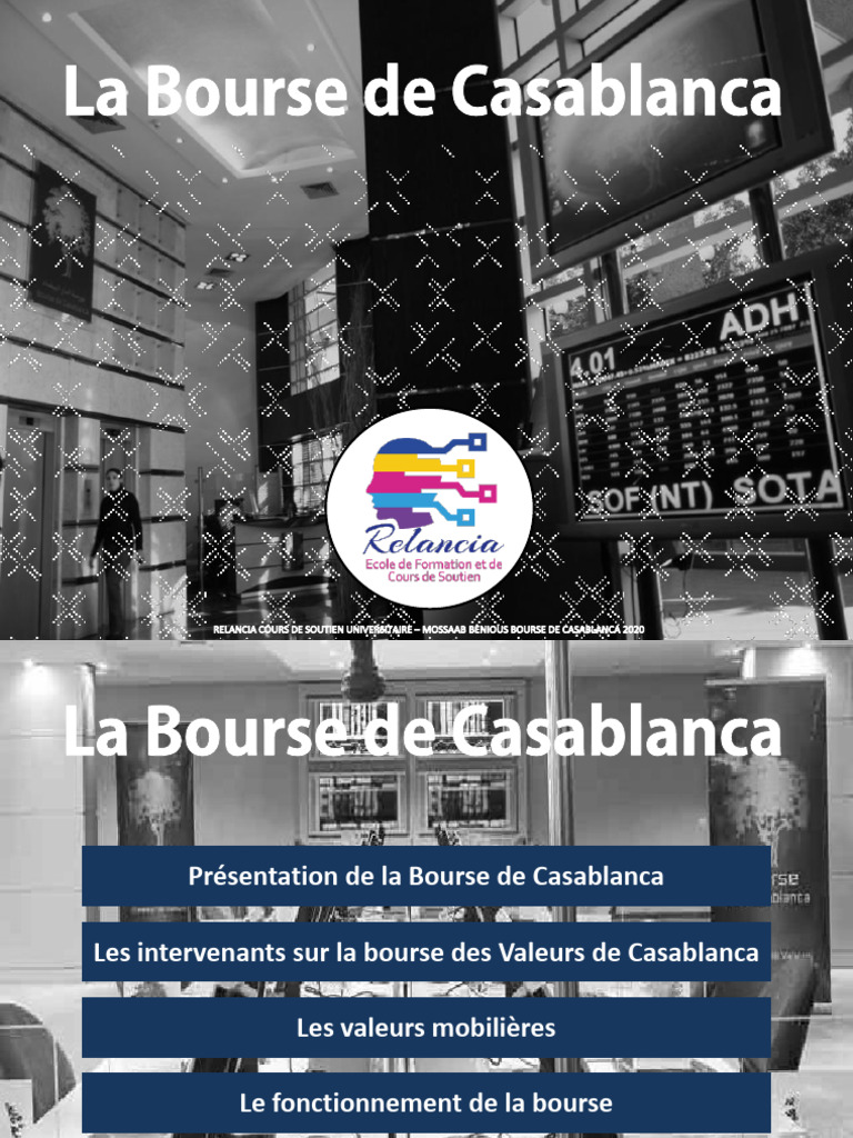 Bourse de Casablanca : Guide 2020 | PDF | Action (Finance) | Obligation ...
