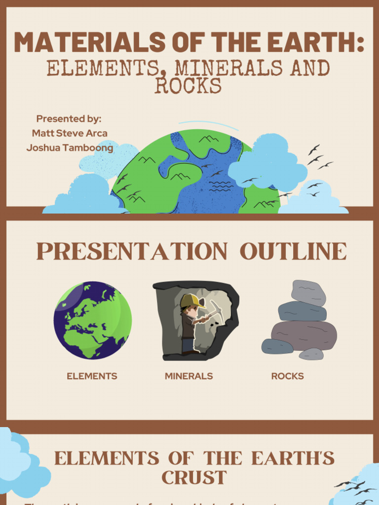 Group 3 - Materials of The Earth | PDF