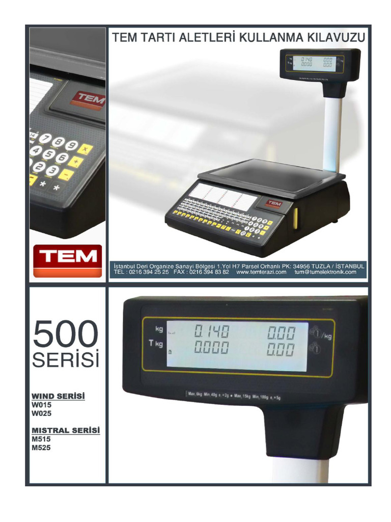 dibal 500 TEM KUL.KILAVUZU_rev3 | PDF