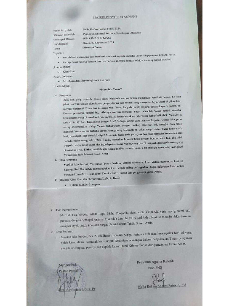 Laporan Bulan September - Nelia Rofina Soares Fahik | PDF