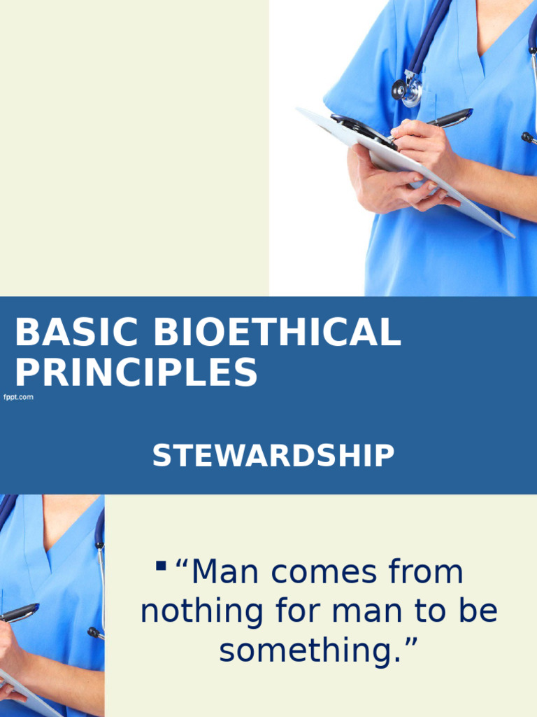 Basic Principles of Bioethics | PDF | Cooperation | Dignity