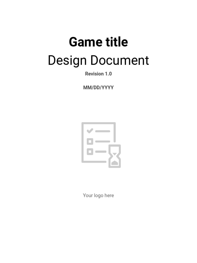 Roblox Game Design Document Template | PDF | Desert