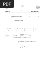 Maths Sample Paper Class 12 2025-26 | PDF | Matrix Theory | Functions And Mappings