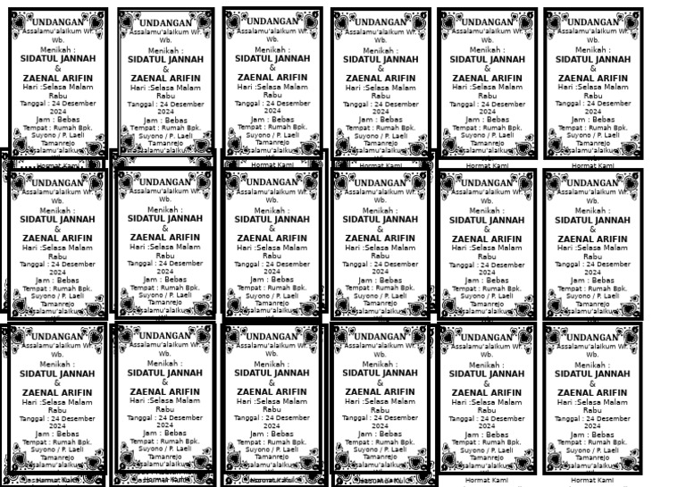 Undangan Rokok | PDF