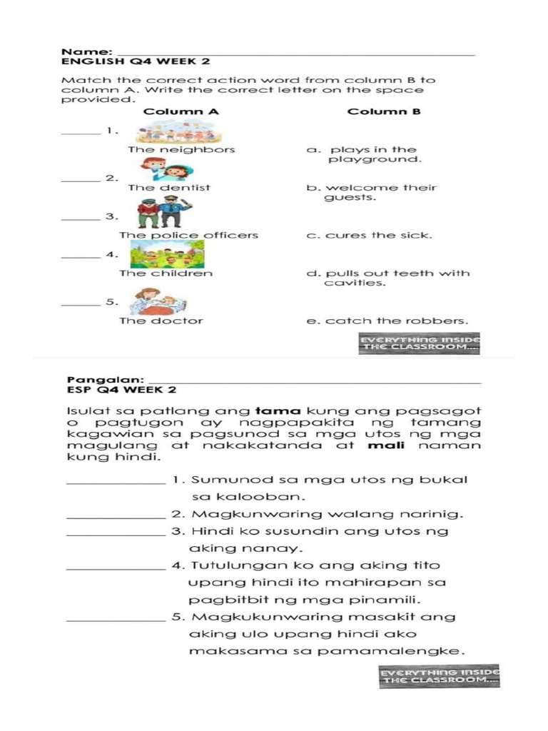 Activity Sheets | PDF
