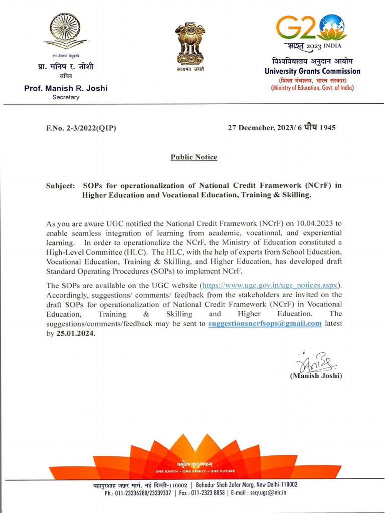 Public Notice NCRF | PDF