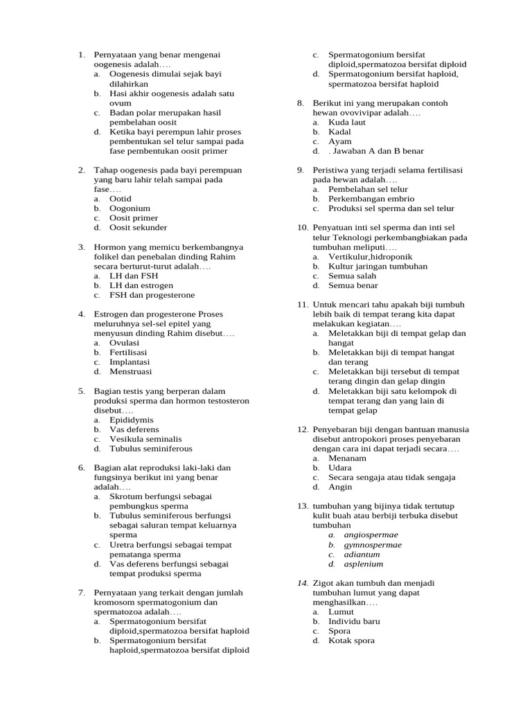 Latihan Ipa 9 | PDF