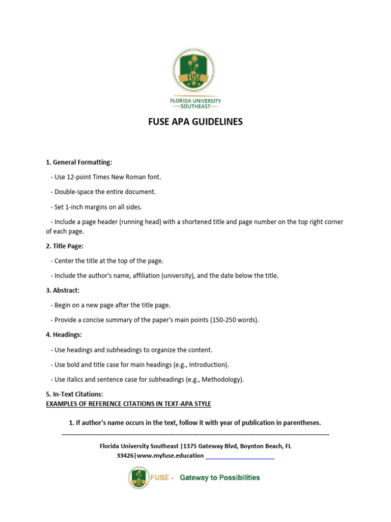 APA Guidelines for Students | PDF | Digital Object Identifier | Bracket