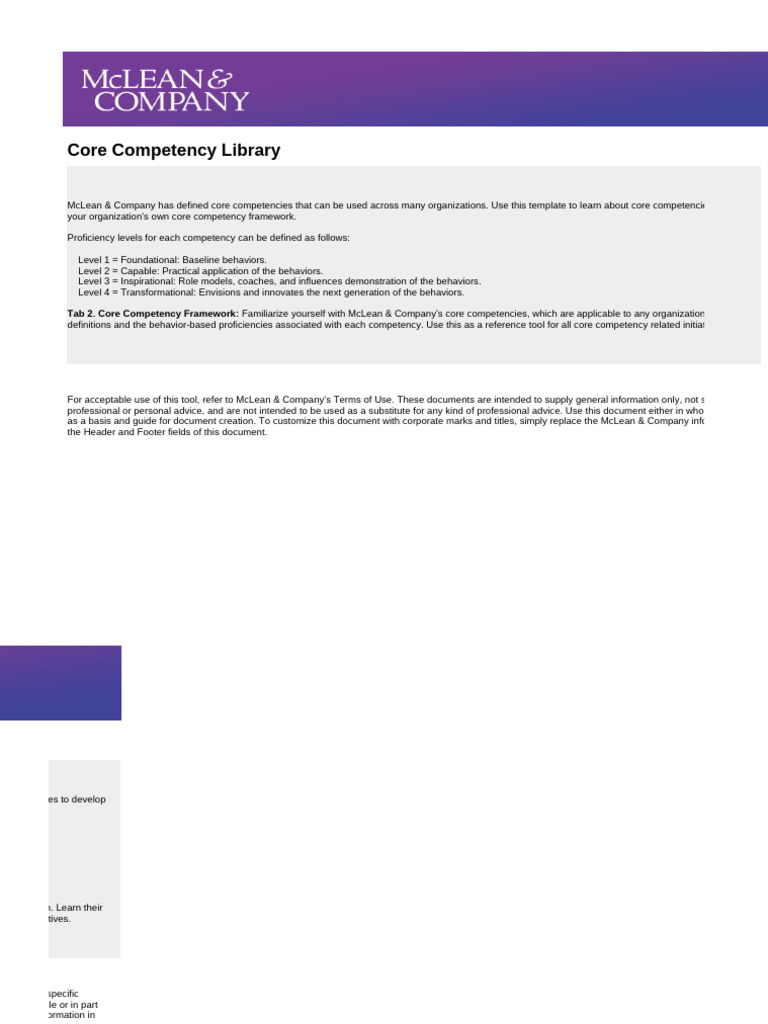 HR Core Competency Library V5 | PDF | Goal | Decision Making
