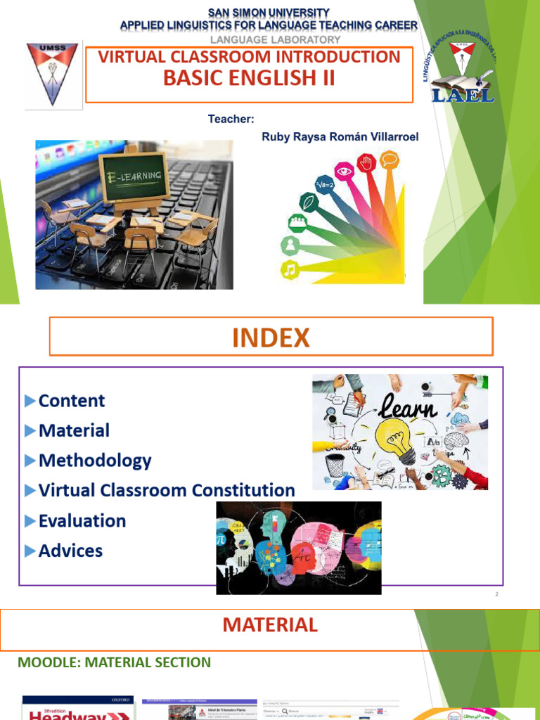 Virtual Classroom for Basic English II | PDF | Educational Technology ...