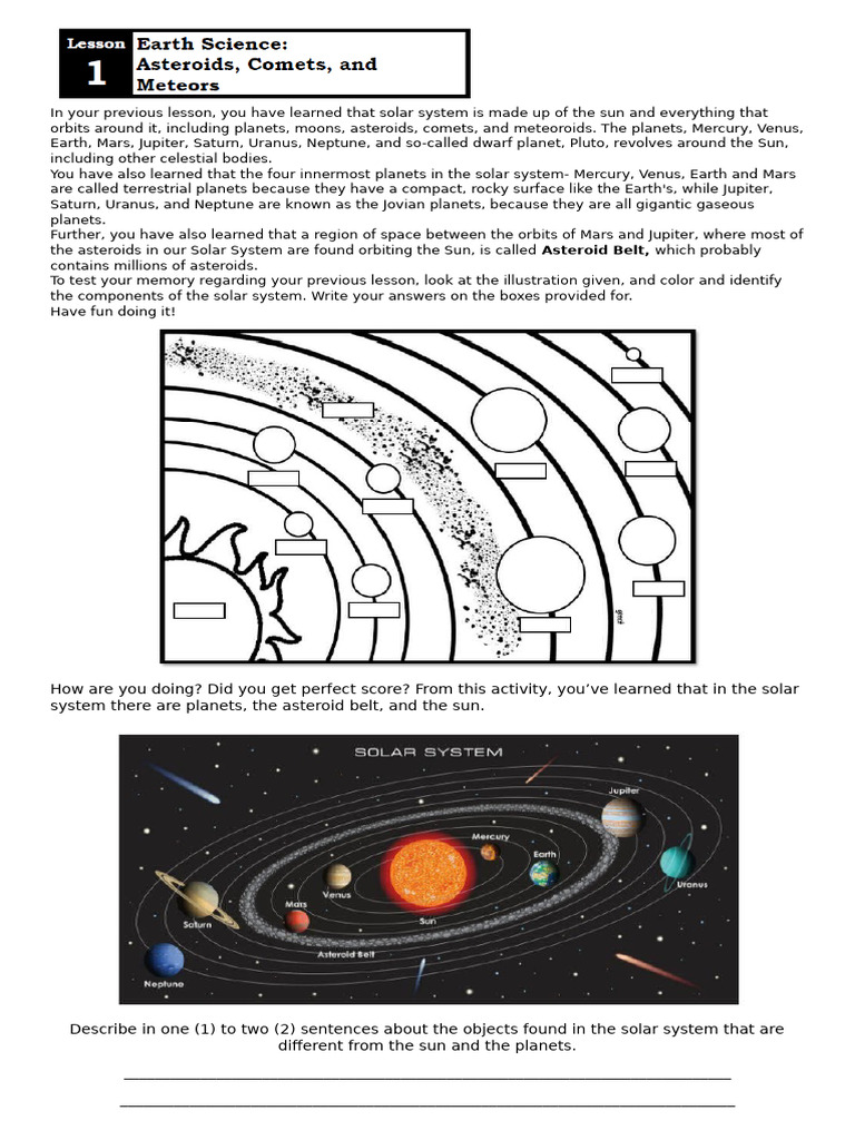 comets activity | PDF