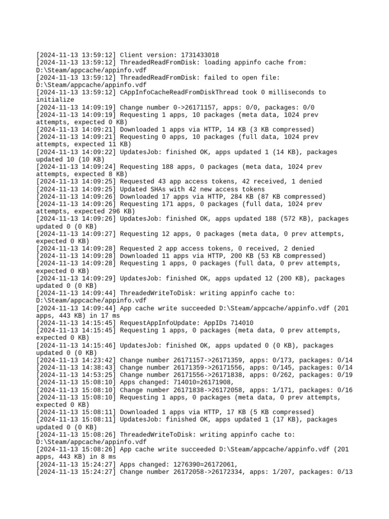 appinfo_log | PDF | Cache (Computing) | Web Development appinfo_log | PDF | Cache (Computing) | Web Development
