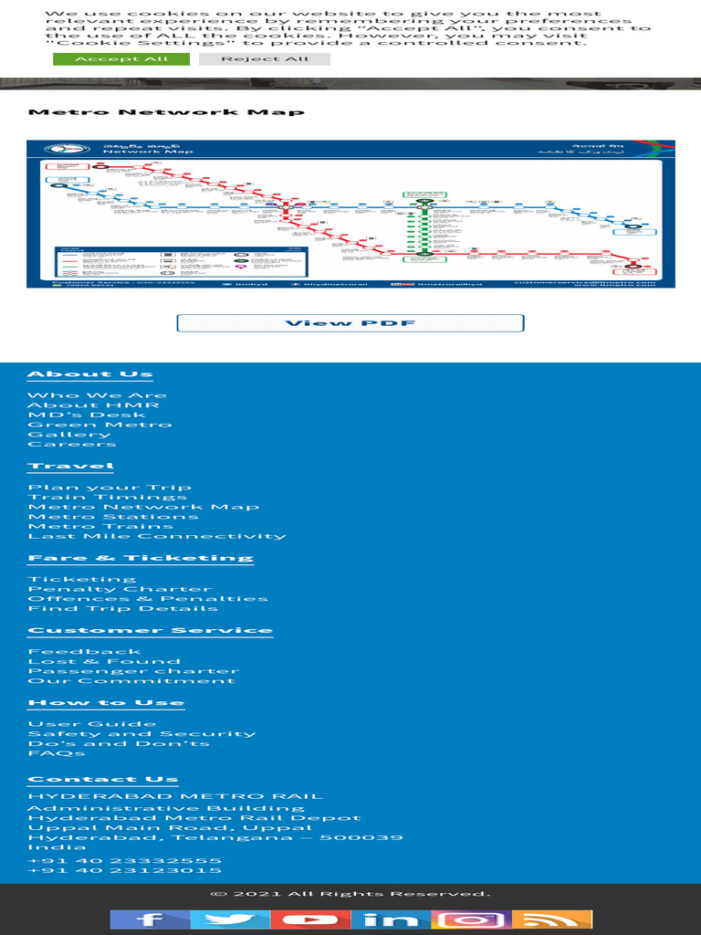 Metro Network Map | PDF | Transport Infrastructure | Electric Rail ...