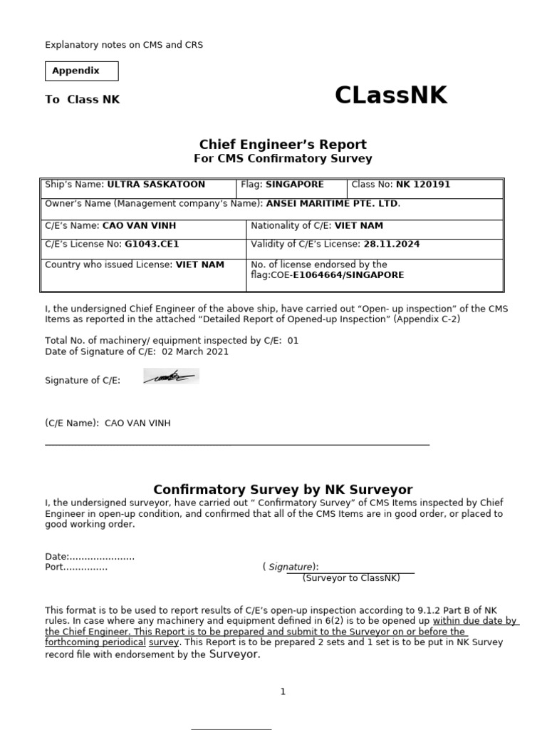 CMS Confirmatory Survey Report for ULTRA SASKATOON | PDF | Pump ...