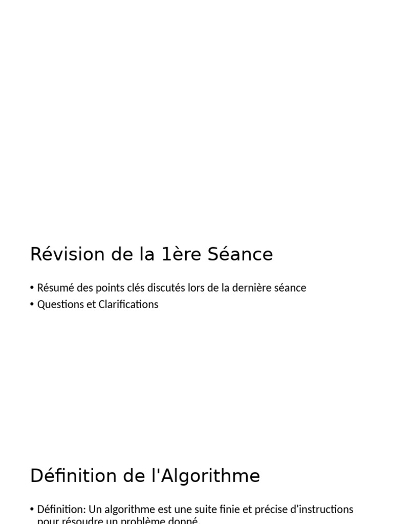 La Programmation Structurée1 | PDF | Programmation informatique | Algorithmes