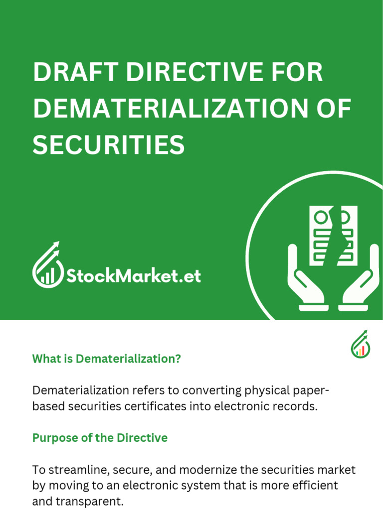 What Is Dematerialization | PDF | Securities (Finance) | Private Law