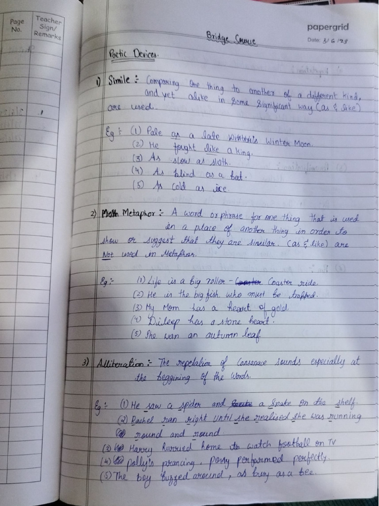 Poetic Devices | PDF