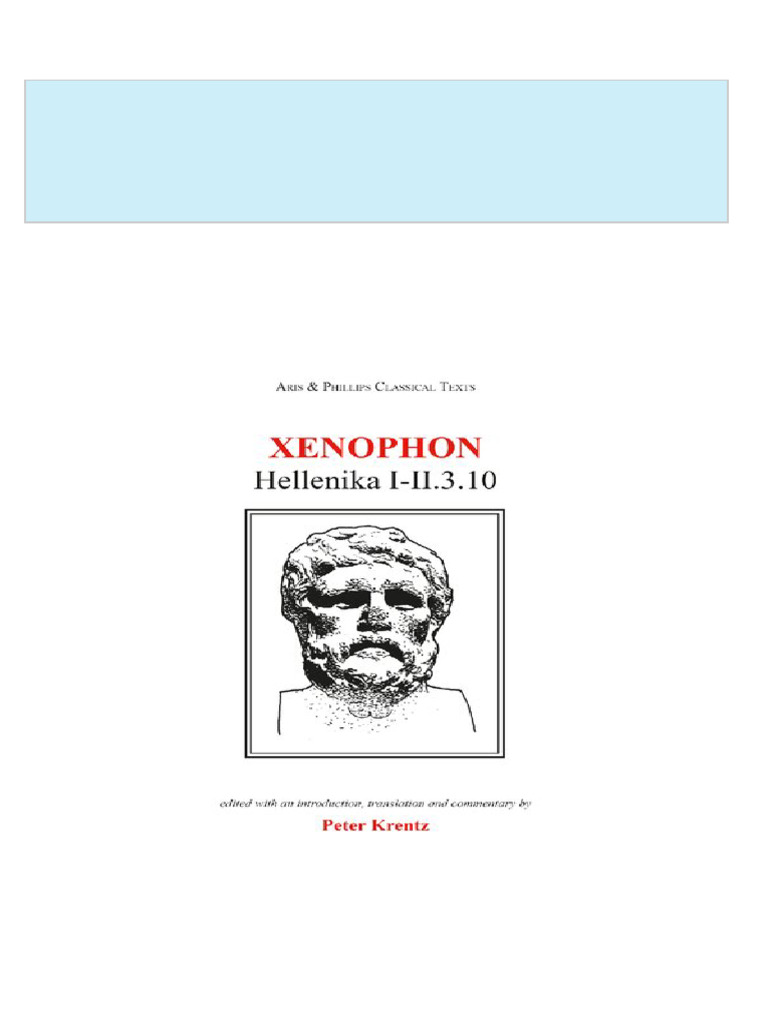 Xenophon Hellenika I II 3 10 Peter Krentz 2024 Scribd Download | PDF | Sparta | Peloponnesian War