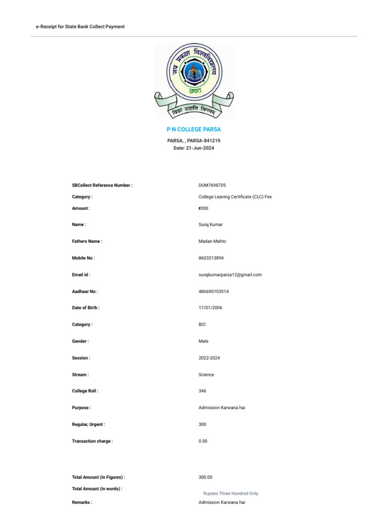 Sbi Collect Suraj | PDF