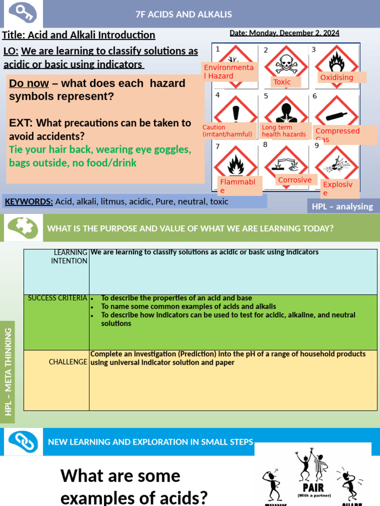 Classifying Acids and Alkalis 3 | PDF | Acid | Chemistry