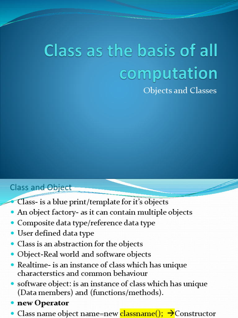 6class As A User Defined Datatype 2024 25 3 Pdf Class Computer