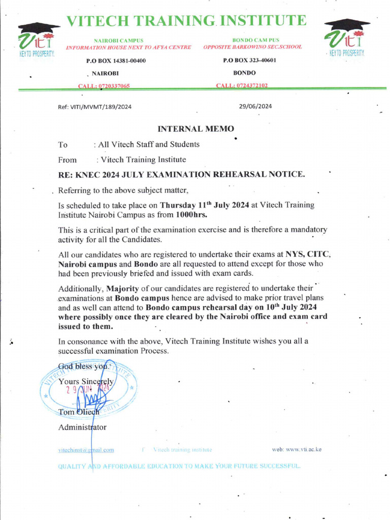 Internal Memo | PDF
