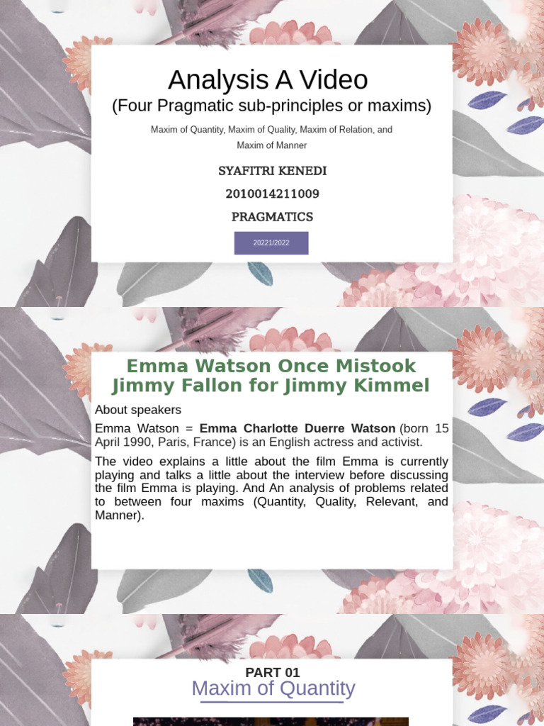 Syafitri Kenedi_2010014211009 (Analysis Video Maxim) | PDF