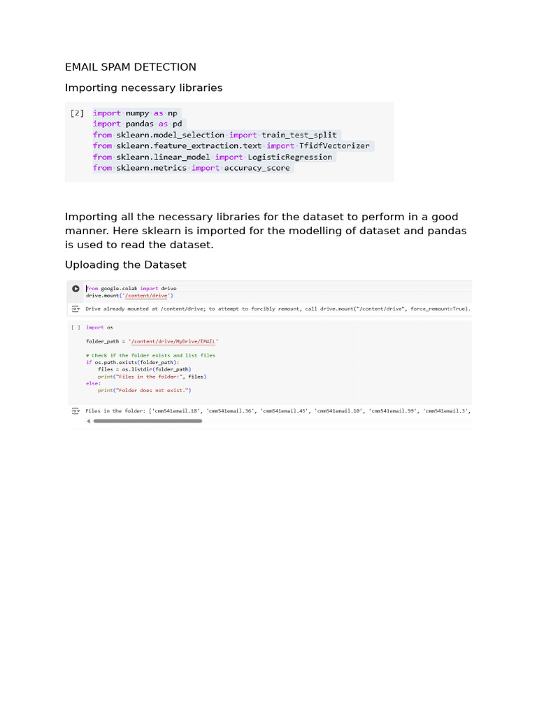 Email Spam Detection | PDF