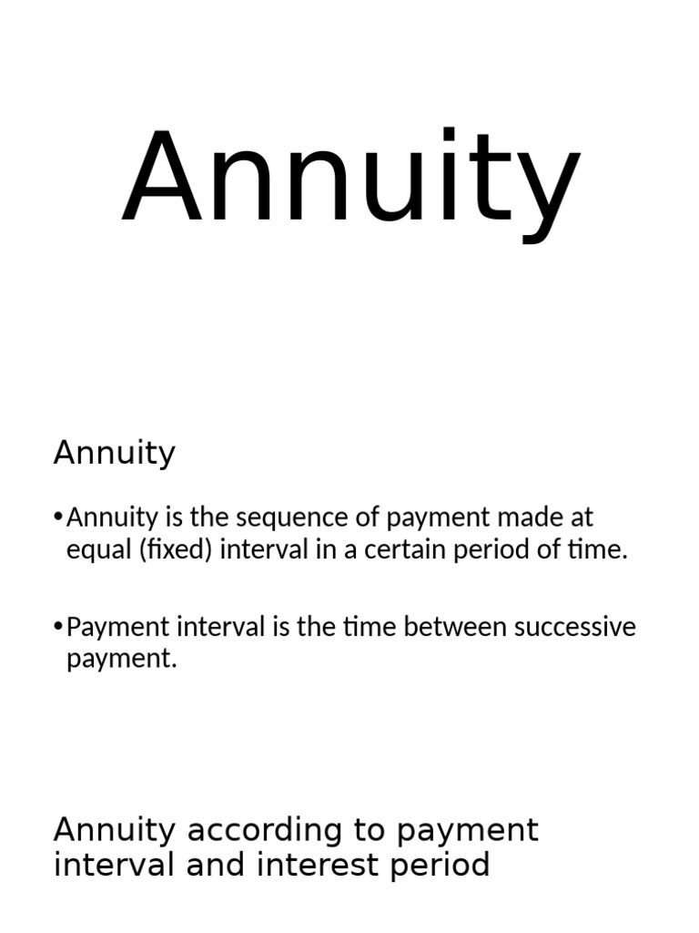 Annuity Simple Ordinary | PDF | Interest | Present Value
