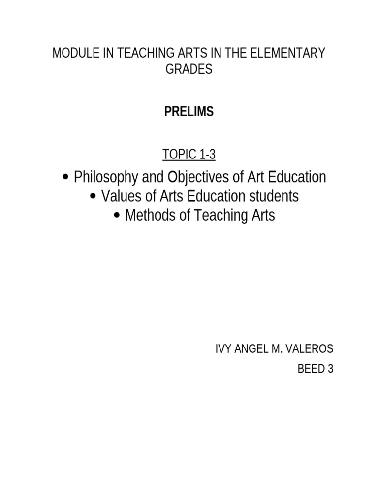 Arts Pdf