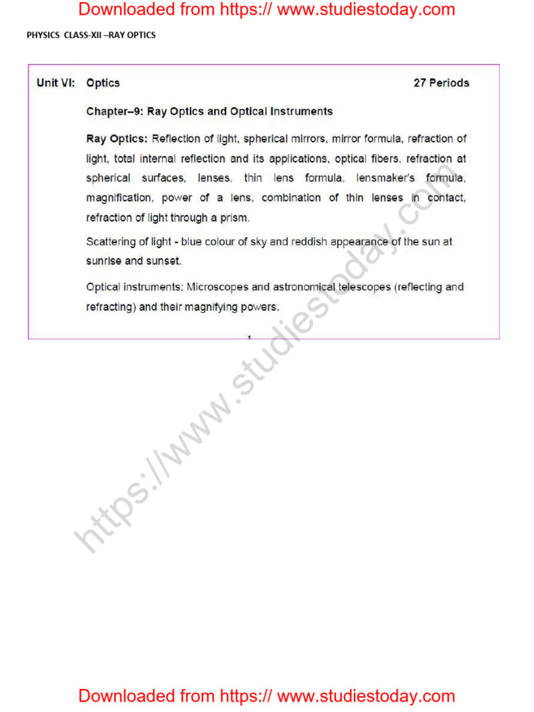 Class-12-Physics-Ray-Optics-and-Optical-Instruments-Boards-Questions ...