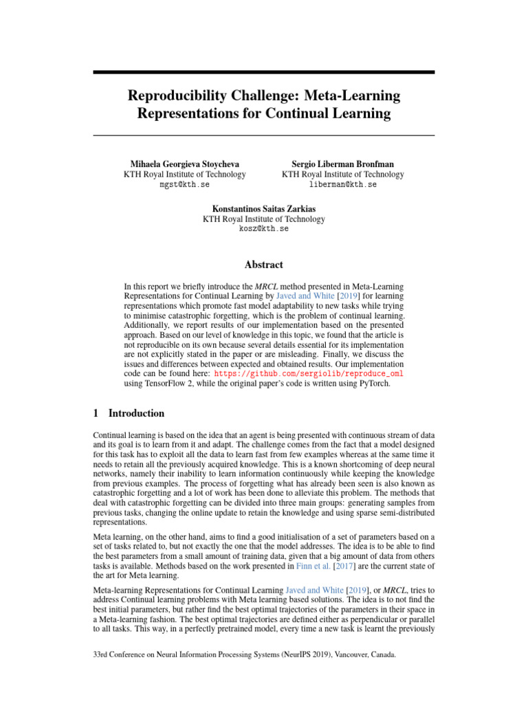 12 Reproducibility Challenge Meta | PDF | Machine Learning | Applied Mathematics