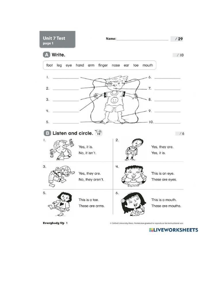 Eup 1 - Worksheet U7 | PDF