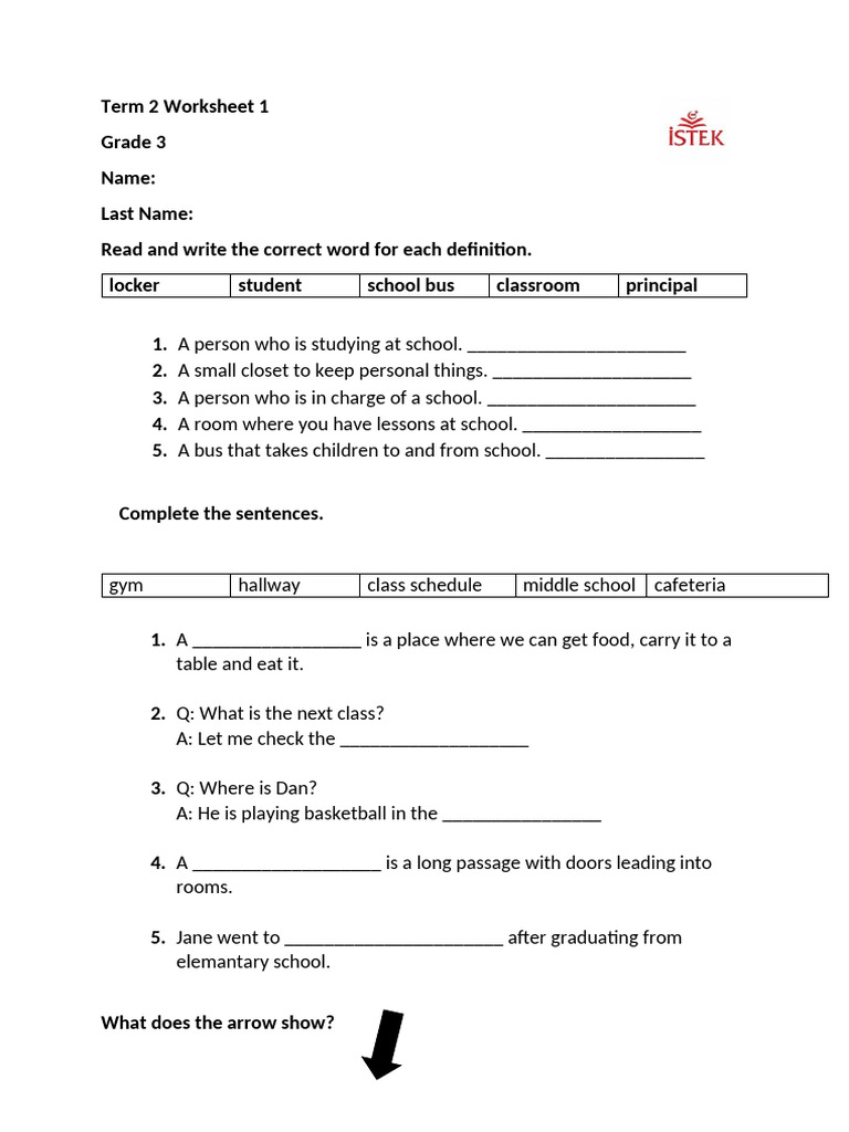 Grade 3 Term 2 Worksheet 1 | PDF
