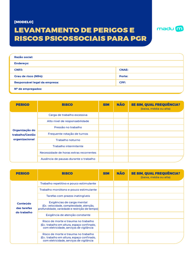 Avaliação de Riscos Psicossociais | PDF | Risco | Avaliação de risco